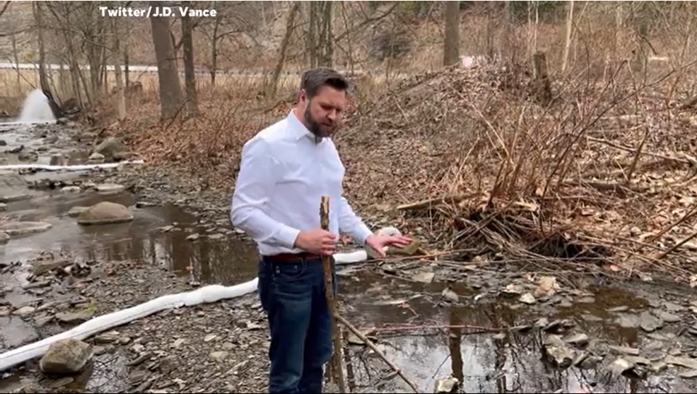 Aerial Video of Ohio River Shows Color Change After Chemical Spill ...